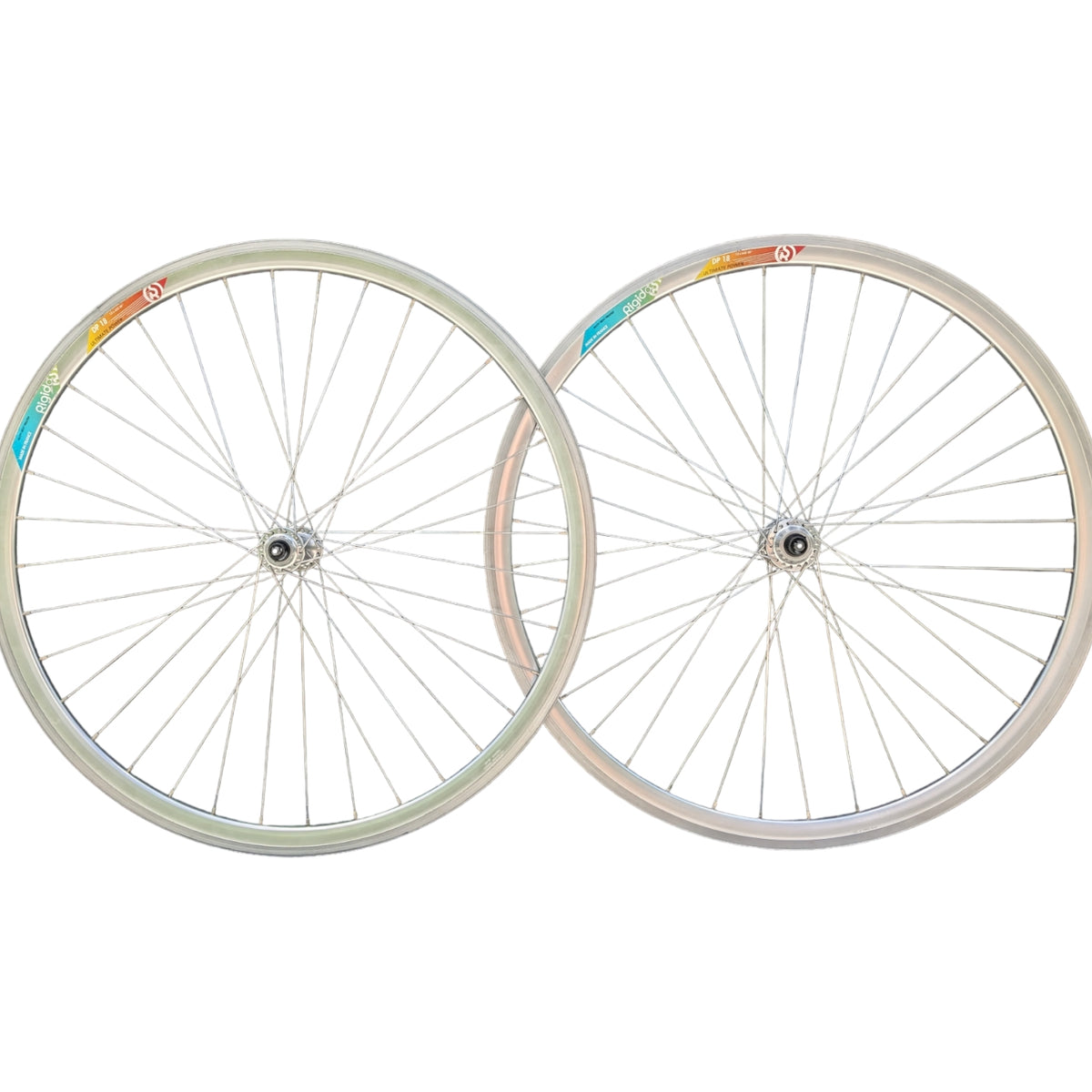 Rigida DP18 Rims Wheelset with Campagnolo Hubs 28" Clincher 700c 622 ...