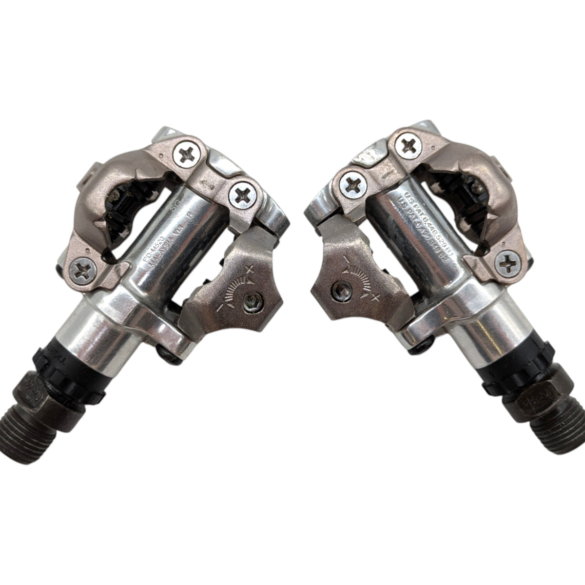 Shimano PD-M520 Clipless Pedals Click Silver Cleats – Goldensteelcycles